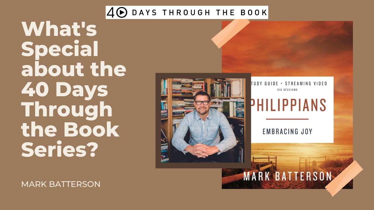 What's Special About the 40 Days Through the Book Series? Mark ...