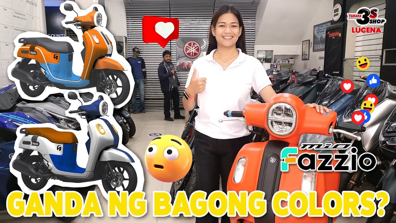 New Color Variants ng Mio Fazzio 2023 - YouTube