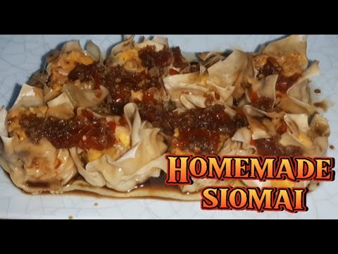 How to make homemade siomai - YouTube