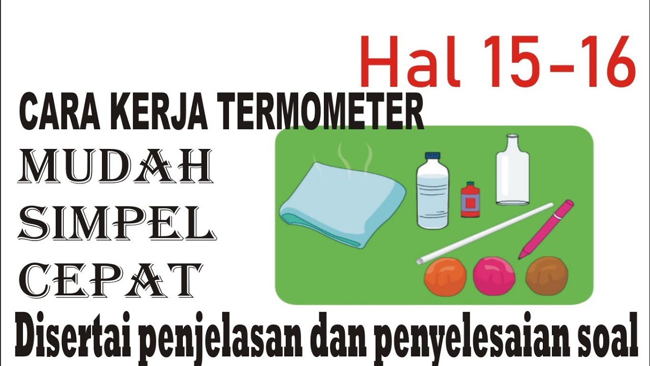 Cara Membuat Termometet Sederhana, Mudah, Murah, Simpel - YouTube