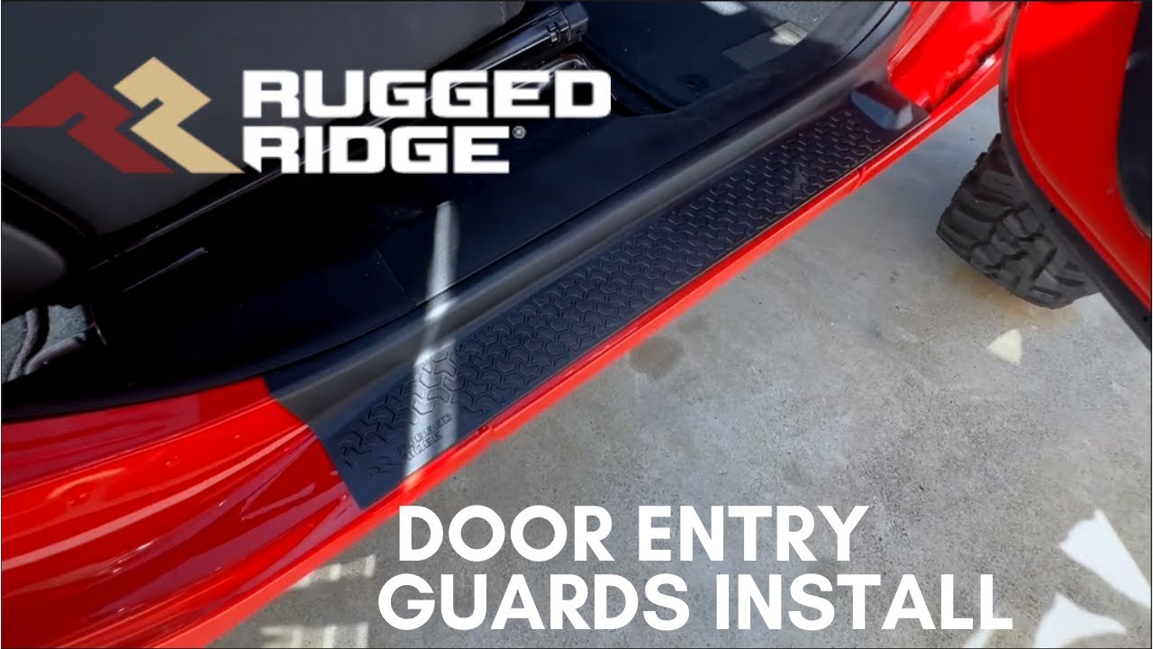 Best Budget Jeep JL Door Entry Guards Install by Rugged Ridge - YouTube