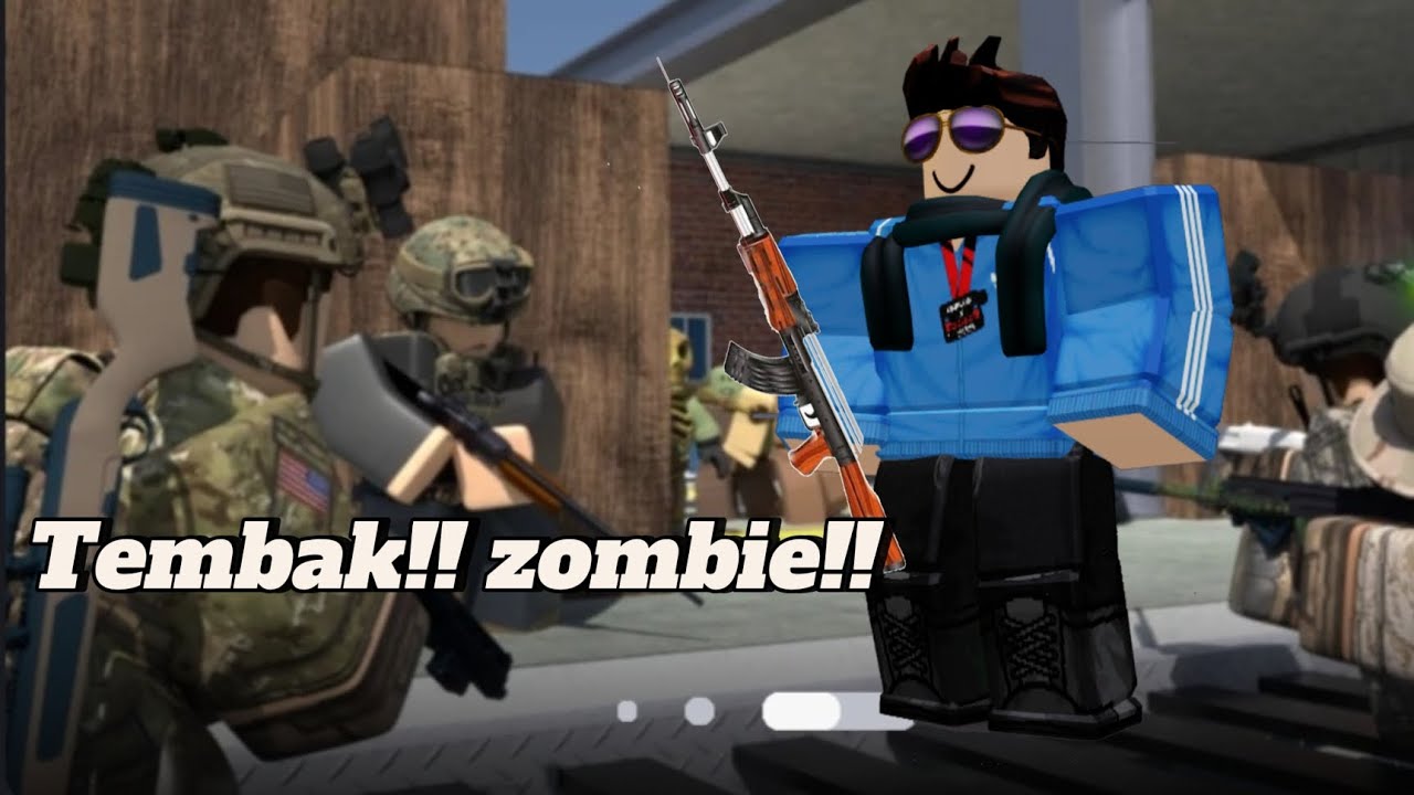 Zombie menyerang bandar roblox?!! [Roblox Malaysia] [Zombie uprising ...