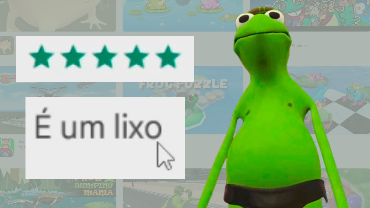 JOGOS DE SAPO EXISTEM NA PLAYSTORE - YouTube