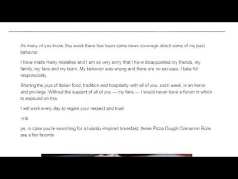 Mario Batali issues apology for sexual misconduct with recipe for ...