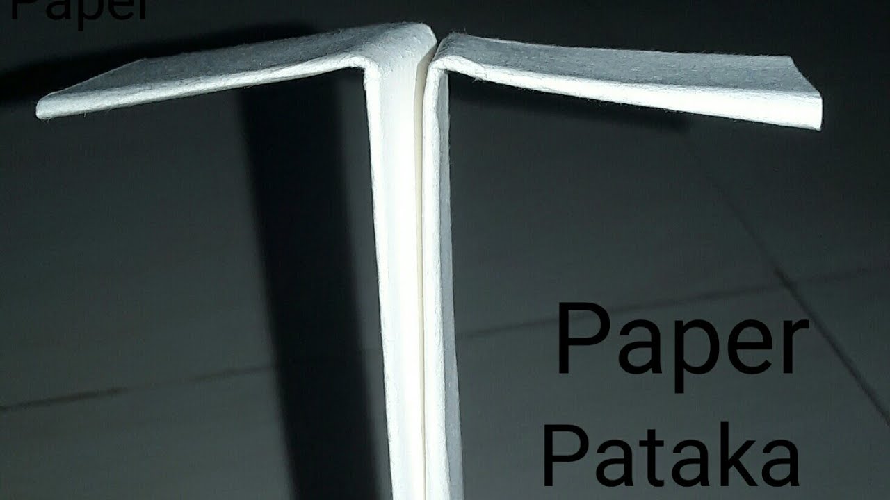 How To Make An Easy Paper Pataka Support Me Guys Apna Chota Bhai ...