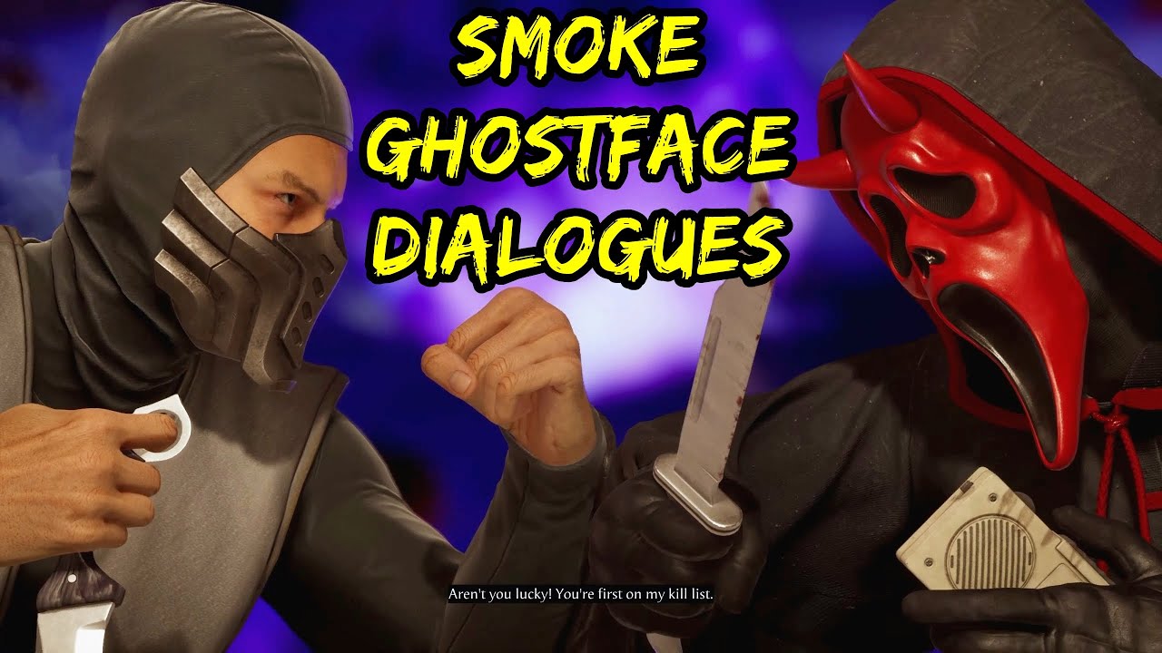 Smoke v Ghostface - Dialogues - Mortal Kombat 1 - YouTube