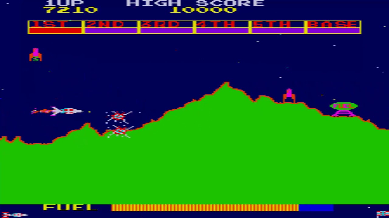 ARCADE MACHINES MAME BOMBER 198x ITS SCRAMBLE BOOTLEG By ALCA - YouTube