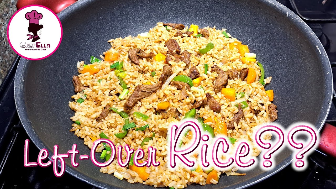 DO THIS TO YOUR LEFT OVER RICE - YouTube