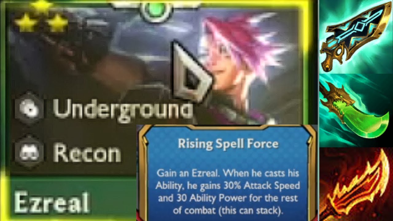 EZREAL - Rising Spell Force stacking AP one shots | TFT Set 8 - YouTube