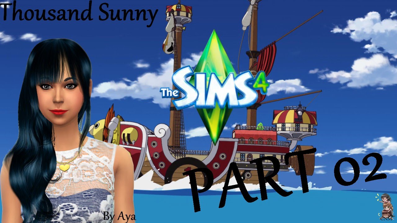 Create a Home Sims 4 - Inspired Thousand Sunny One Piece Part2 - YouTube