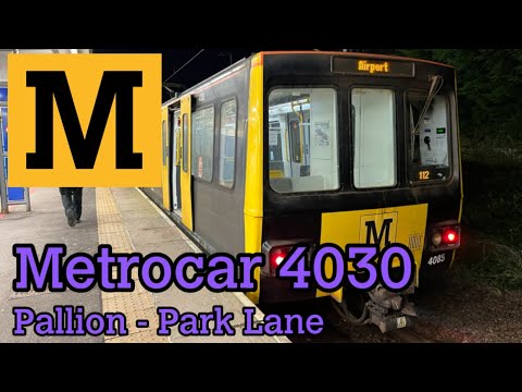 Tyne and Wear Metro Metrocar 4030 Pallion - Park Lane - YouTube