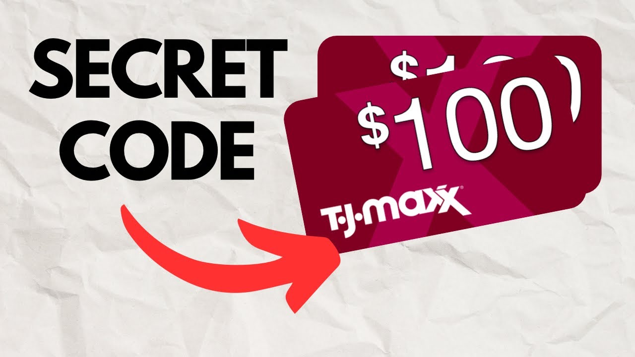 Secret TJ Maxx Coupon Code of 2026 | Get $100 OFF at TJ Maxx! - YouTube