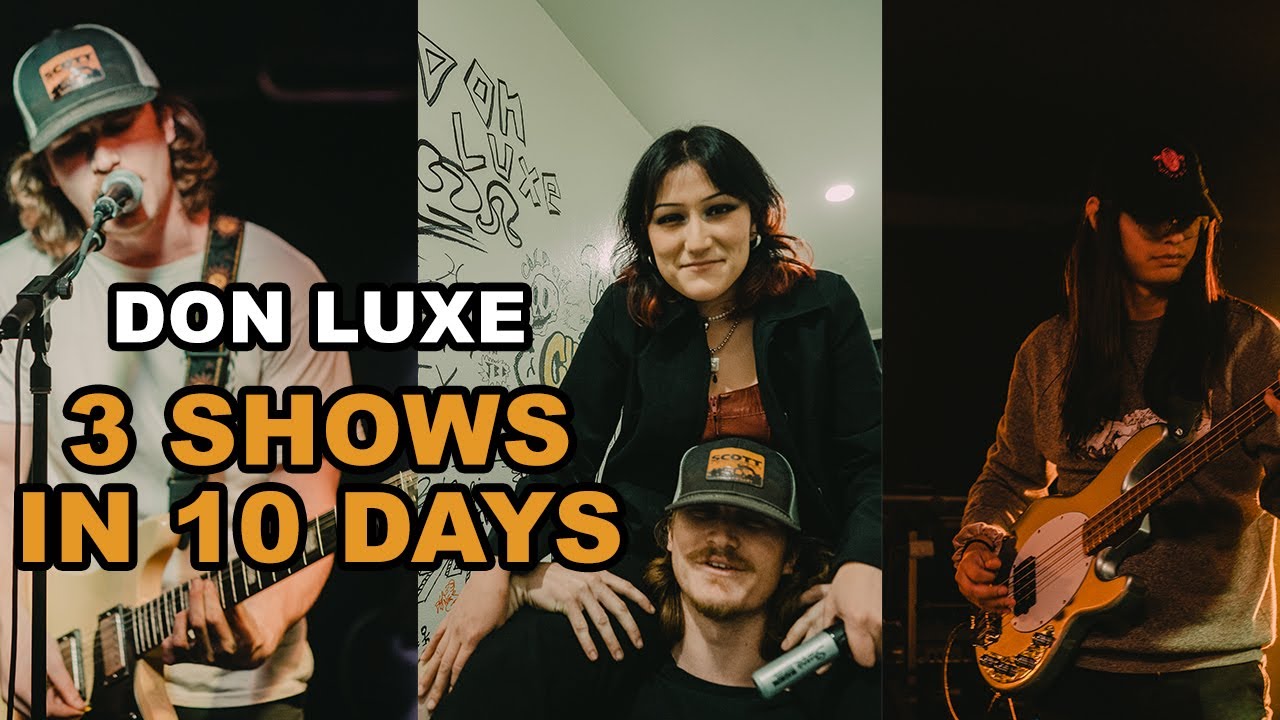 WE PLAYED 3 SHOWS IN 10 DAYS! | Don Luxe November Vlog - YouTube