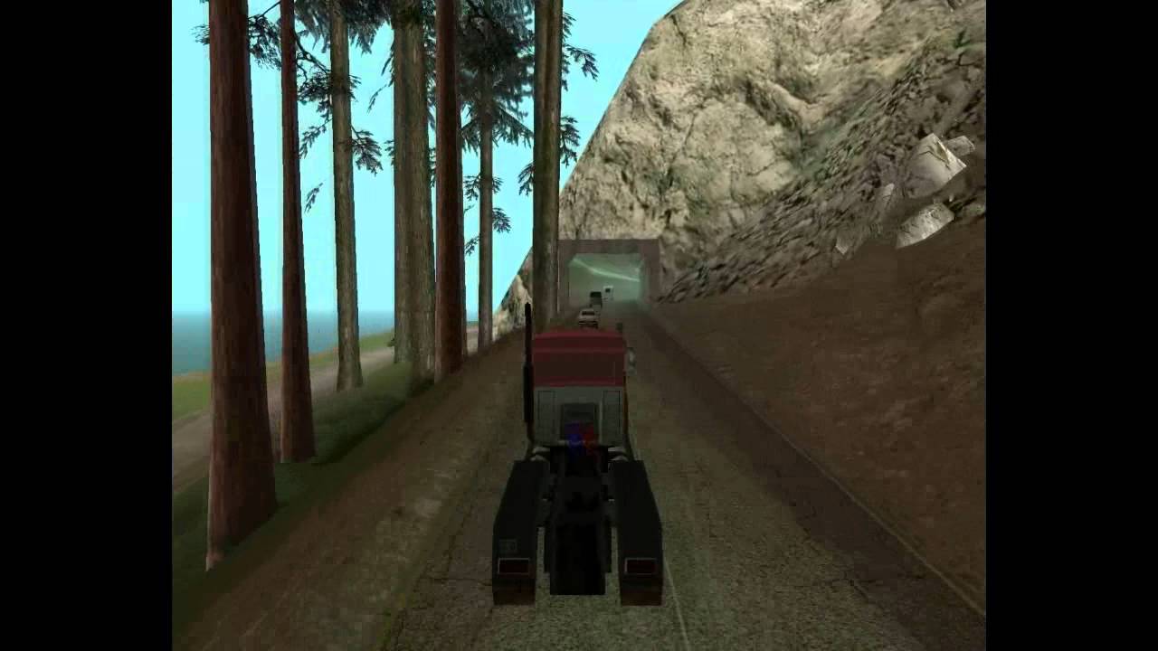 Grand Theft Auto San Andreas - Roadtrain - YouTube