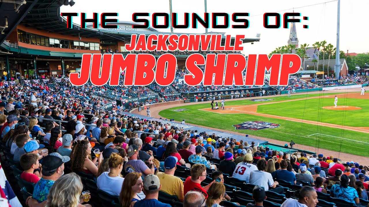 Sounds of a Jacksonville Jumbo Shrimp Baseball Game #baseball #sound ...
