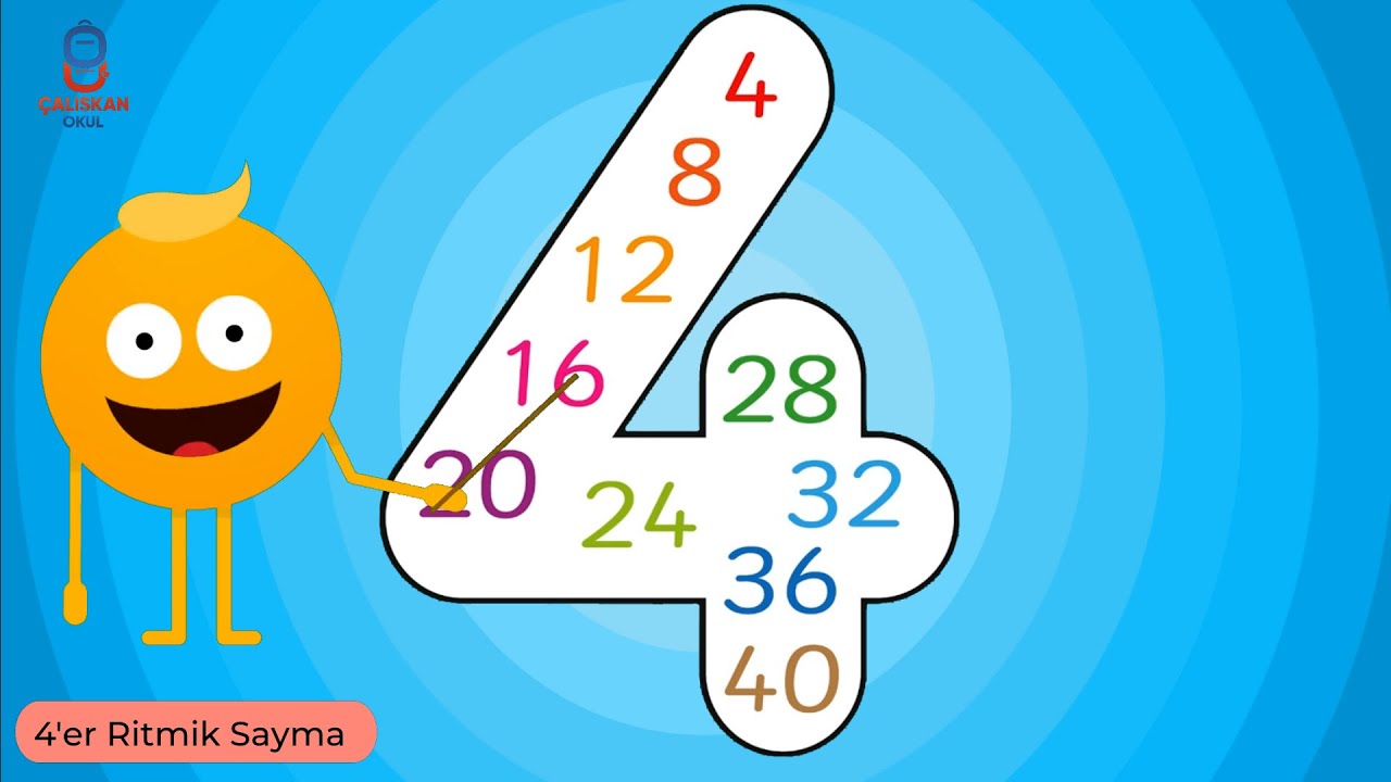 4'er Ritmik Sayma - YouTube