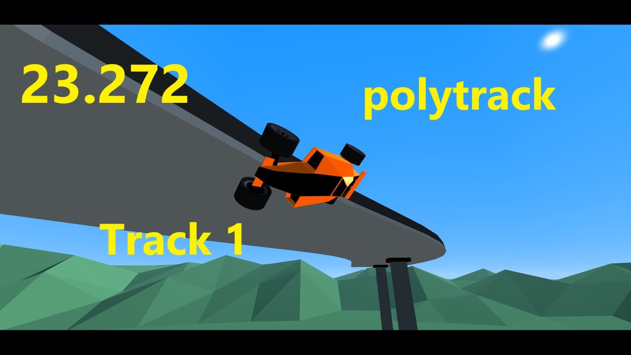 Polytrack speedrun track 1 pb 23.272 - YouTube
