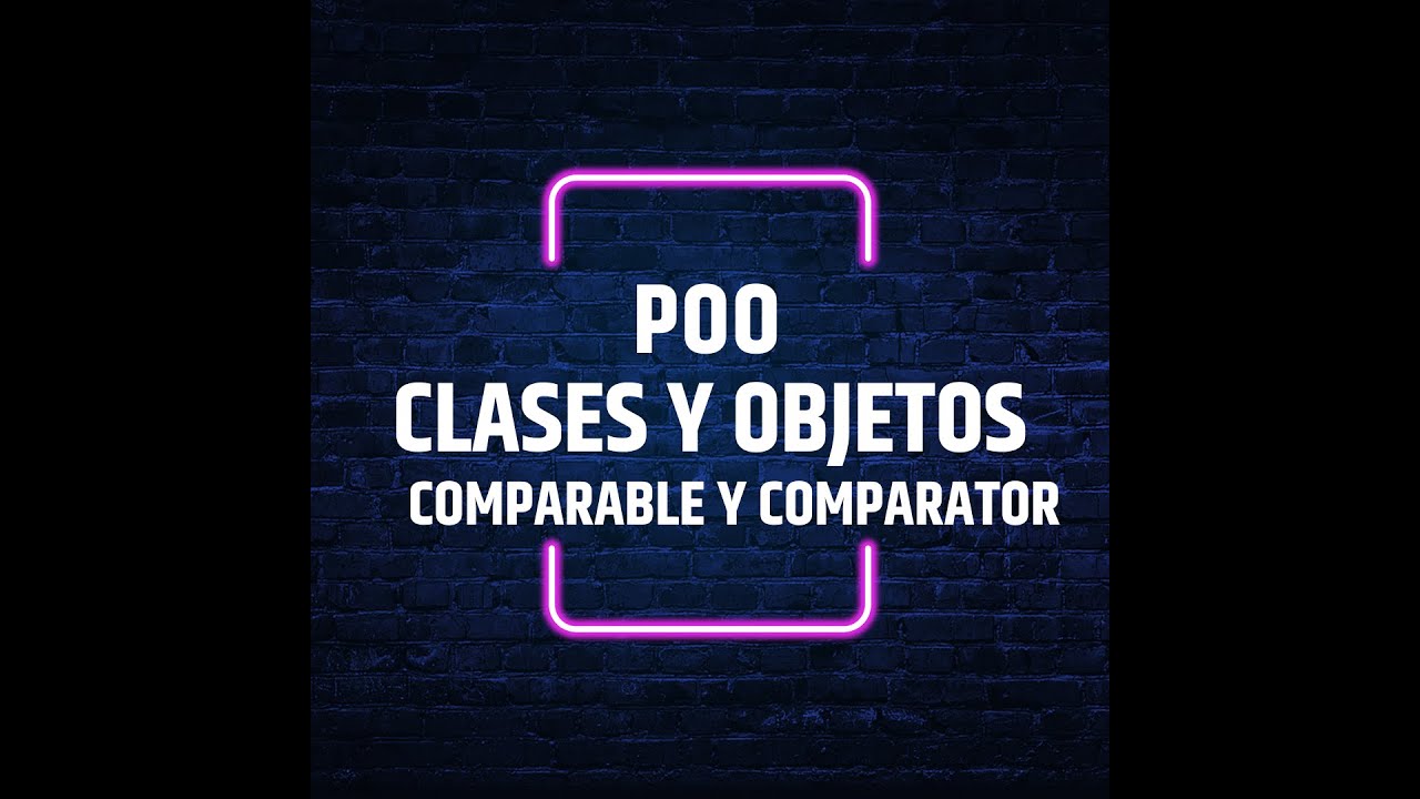 620433 Explicación interface Comparable y Comparator - YouTube