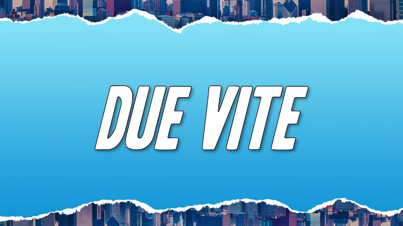 Marco Mengoni - Due Vite (Testo) - YouTube