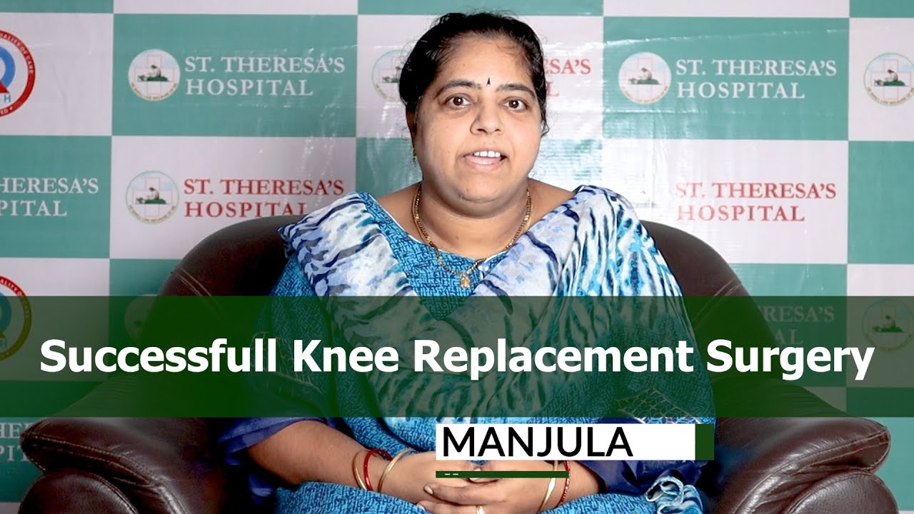 Mrs. Manjula sharing her experience @StTheresasHospitalhyderabad for her Mother's Knee ...