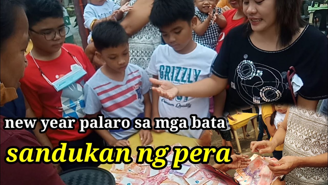 new year palaro sa mga bata, sandukan ng pera - YouTube