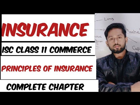 Insurance Class 11| Principles of Insurance| ISC Commerce Class 11 ...