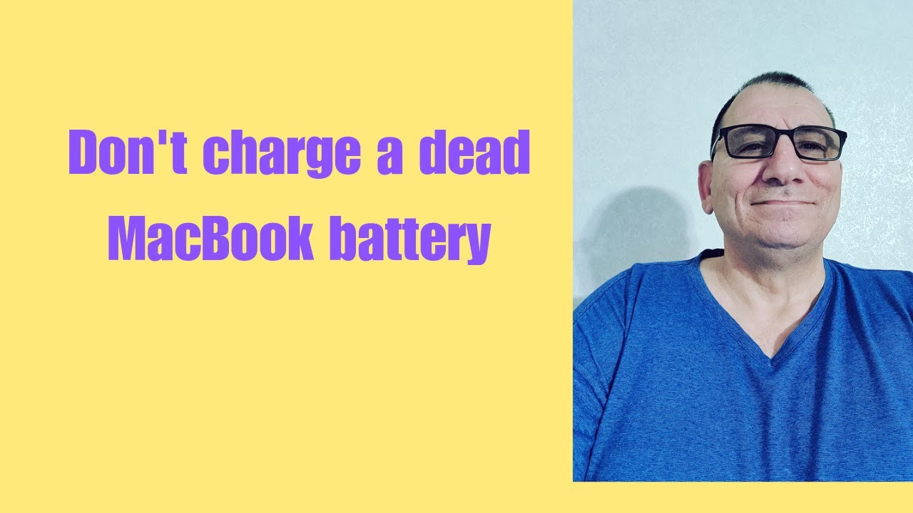 Don't charge a dead MacBook/Mike's computer Tips #dead.#battery #explode - YouTube