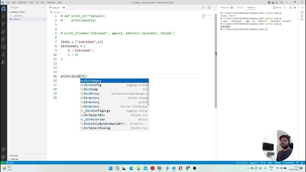54. Keywords Arbitrary Arguments & Dictionaries | Python in Hindi - YouTube