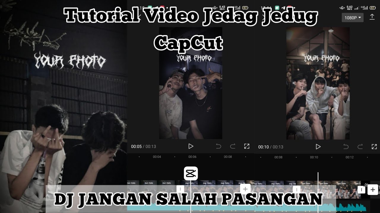 Tutorial Edit Video Jedag Jedug DJ Jangan Salah Pasangan || CapCut ...
