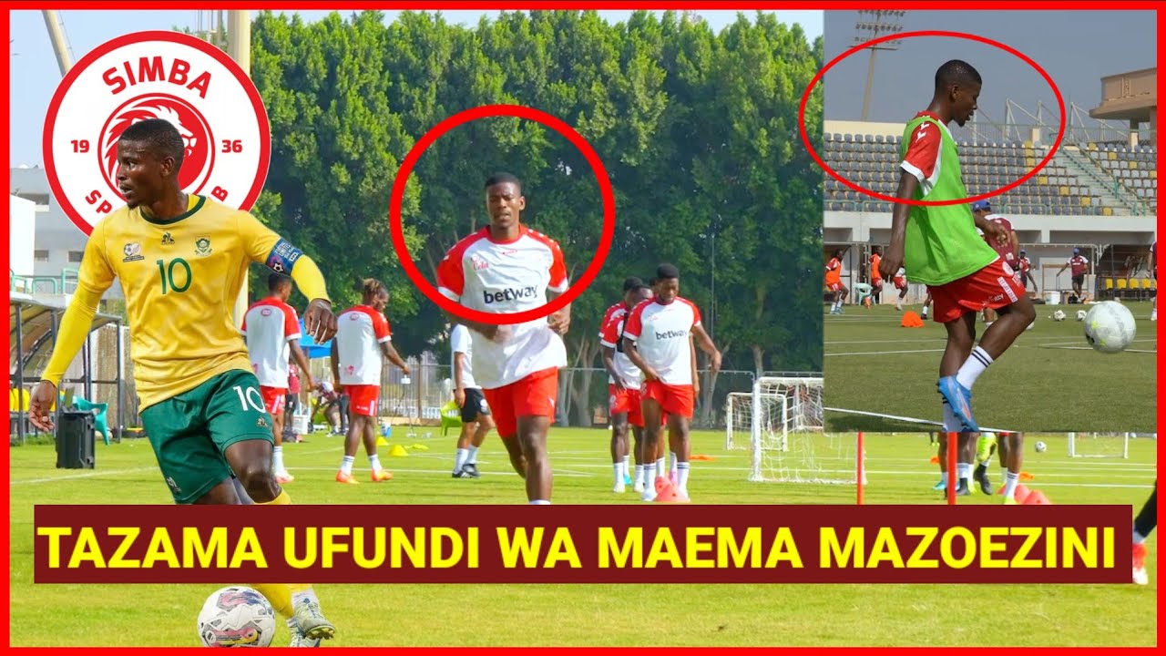 KUTOKA MISRI TAZAMA UFUNDI WA NEO MAEMA MAZOEZINI SIMBA, ASHINDIKANA ...