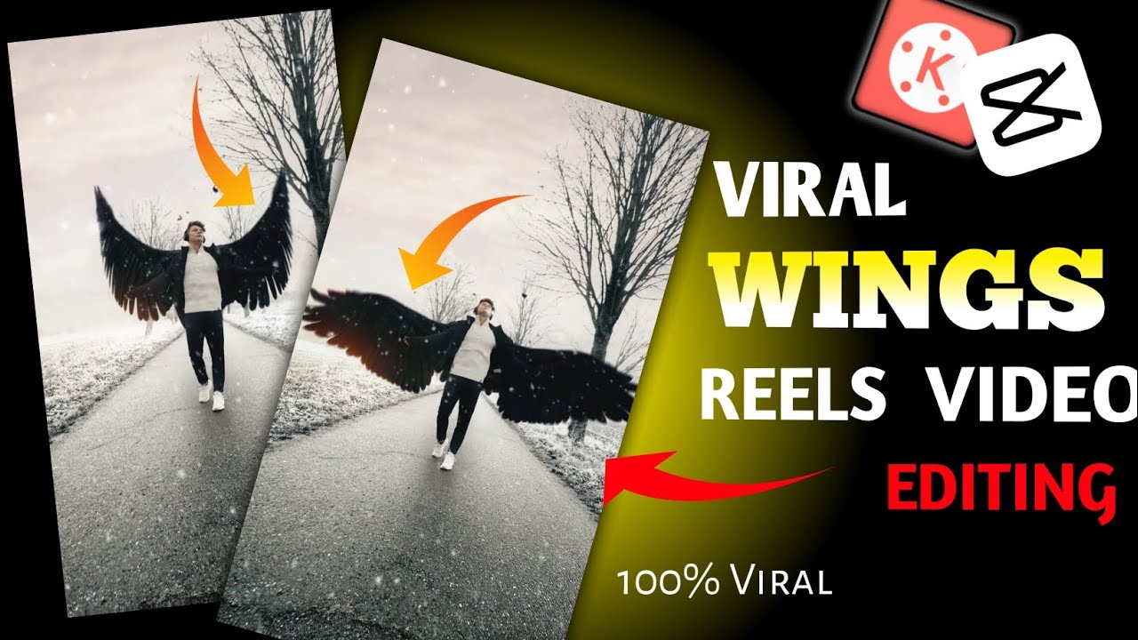 How To Make angel 😇 Wings Video Editing | Pankh wala video Kaise banaen ...