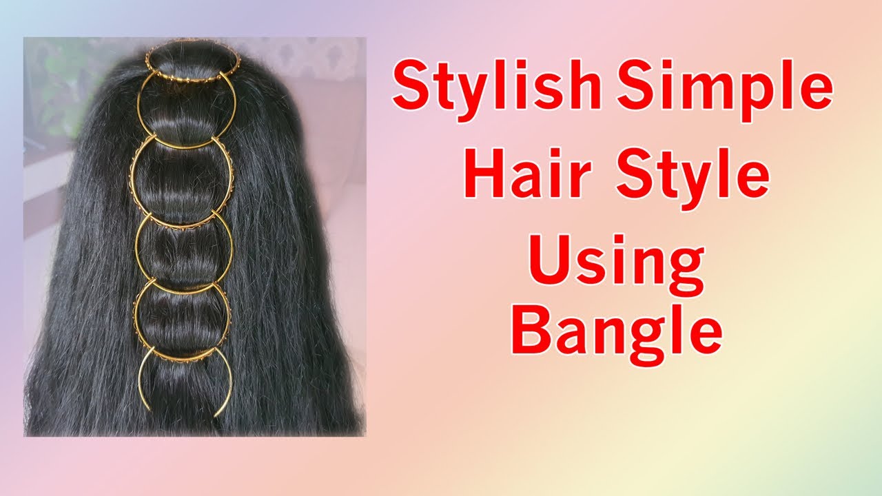 வளையல் ஜடை - How to make Bangle Hair Style - YouTube