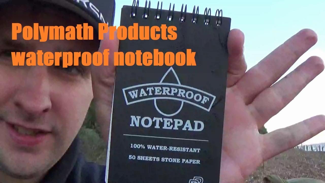 Waterproof Notepad. Polymath Products - YouTube