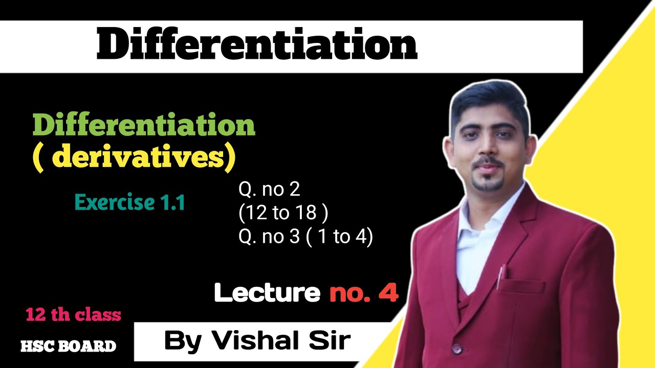 Differentiation class 12 - YouTube