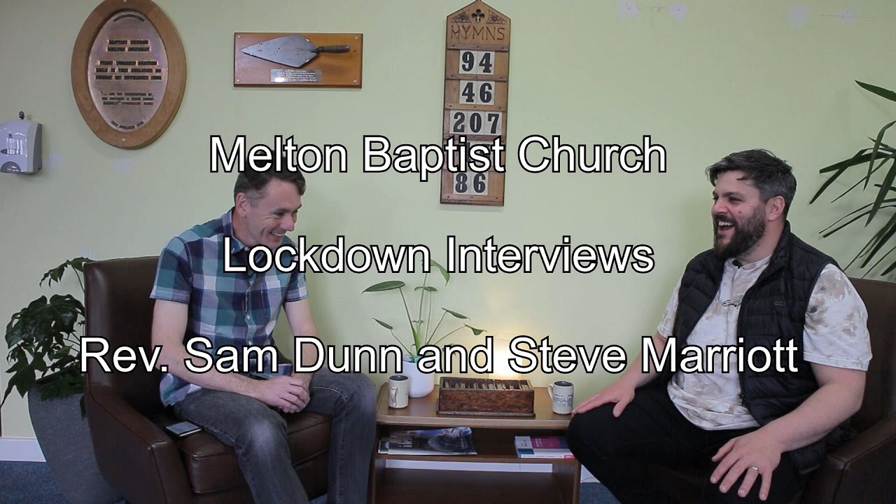 How did the Melton Baptist Church YouTube channel start? Rev. Sam Dunn ...