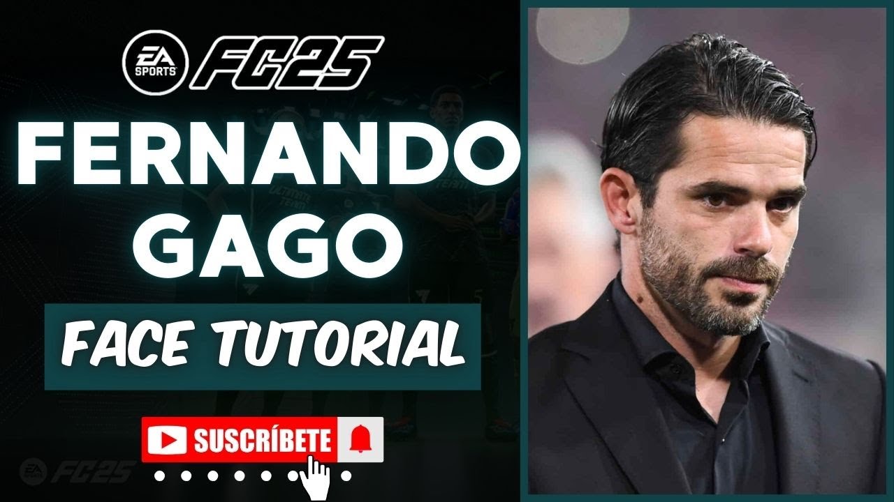FERNANDO GAGO | EA FC25 | Rostro Cranium | Tutorial Avanzado - YouTube