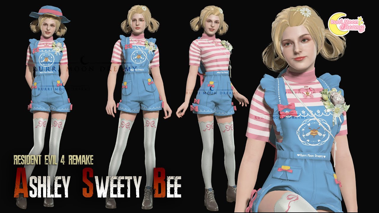 Resident Evil 4 Remake - Ashley Graham as Sweety Bee - YouTube