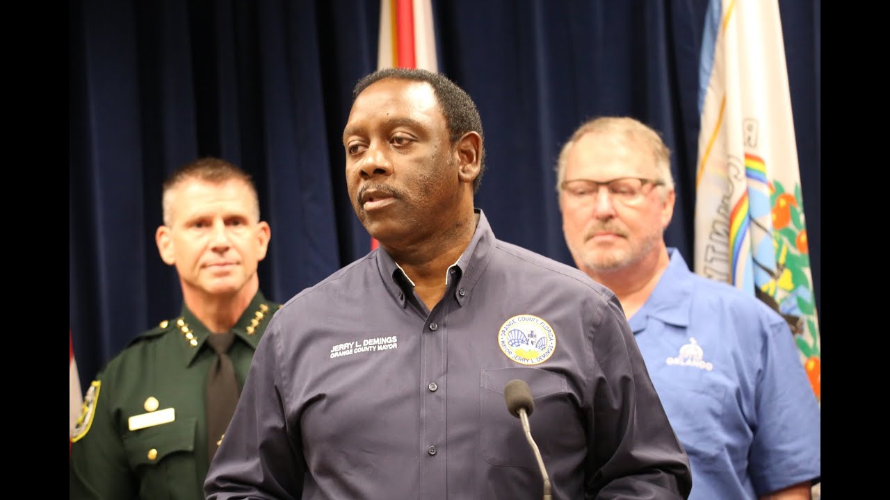 WATCH LIVE: Orange County Mayor Jerry Demings Holds Tropical Storm Ian ...