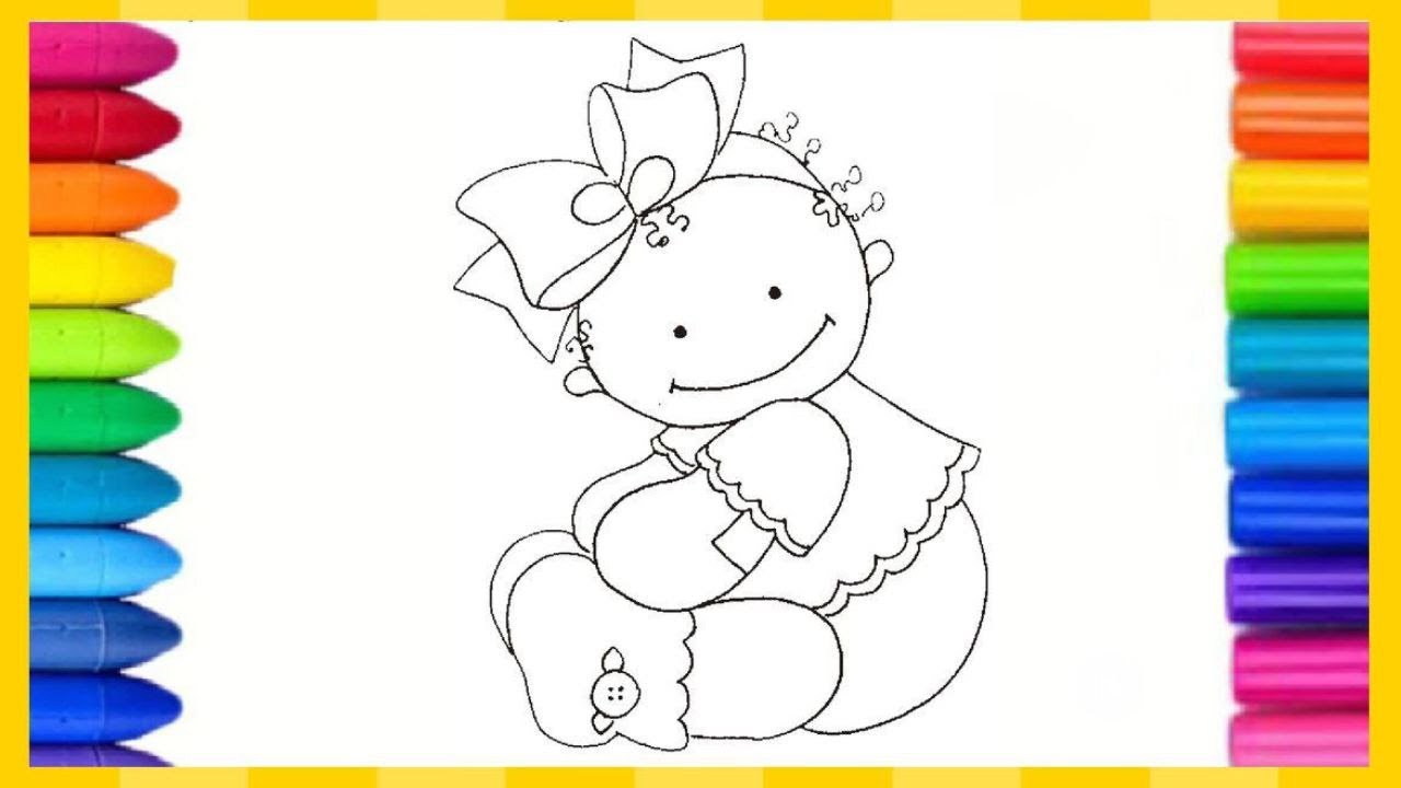 🎨 Adorable Baby Painting for Kids – Easy & Cute Art! 👶 - YouTube
