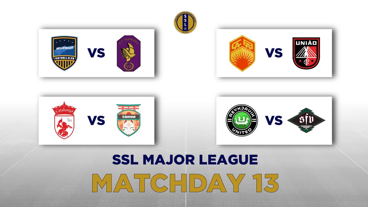 Simulation Soccer League | Season 13 | Major League | Matchday 13 - YouTube