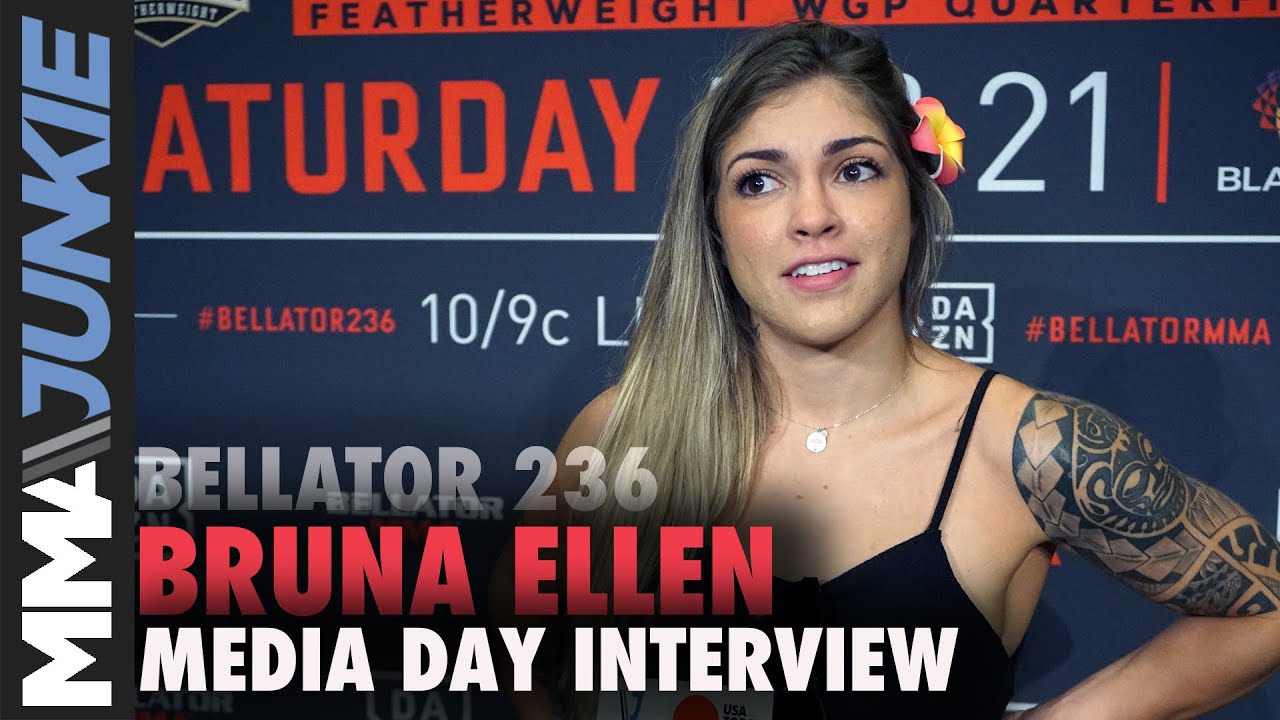 Bellator 236: Bruna Ellen media day interview - YouTube