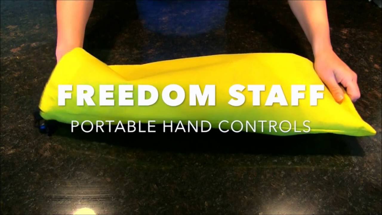 Freedom Staff CHA 720 Portable Handicap Driving Hand Controls - YouTube