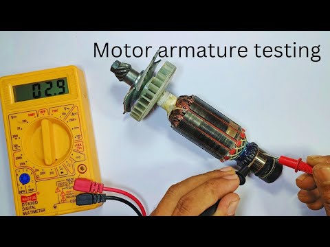 How to check motor armature .How to check AC motor armature .Motor ...