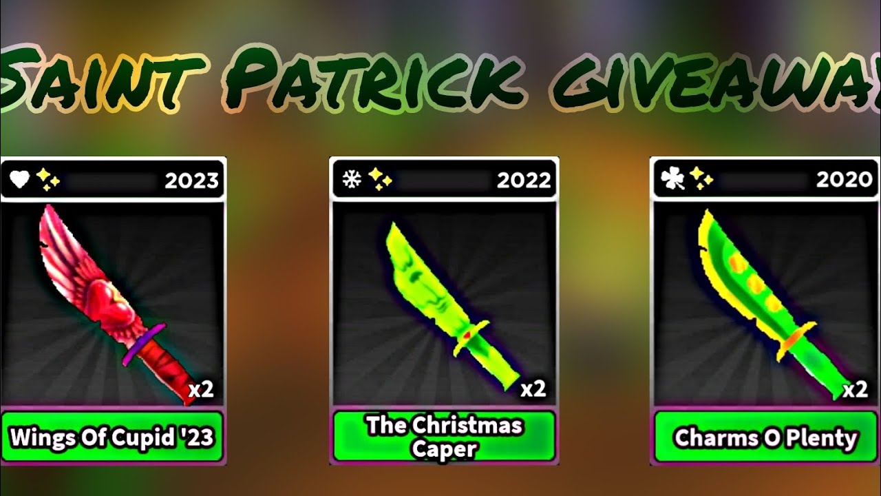 [ENDED] ☘️ SAINT PATRICK GIVEAWAY ☘️ good luck 🗿👍 || 🔪 Survive The ...