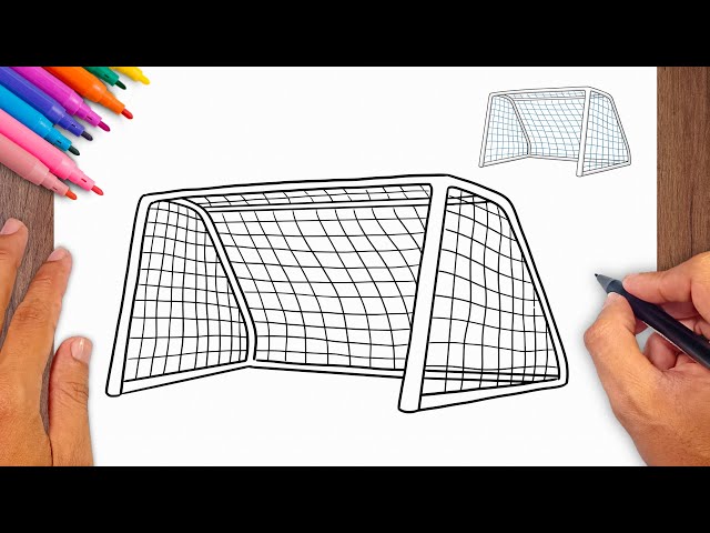 How To Draw A Soccer Goal