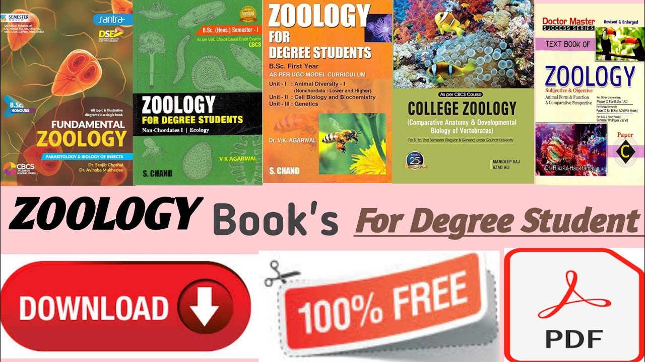 Zoology Book ki PDF Kaise Download Karen. Zeology Book PDF For Degree ...