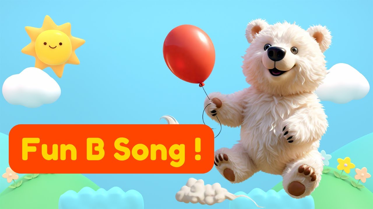 Bouncing B's Song Fun Alphabet Song for Kids Learn the Letter B - YouTube