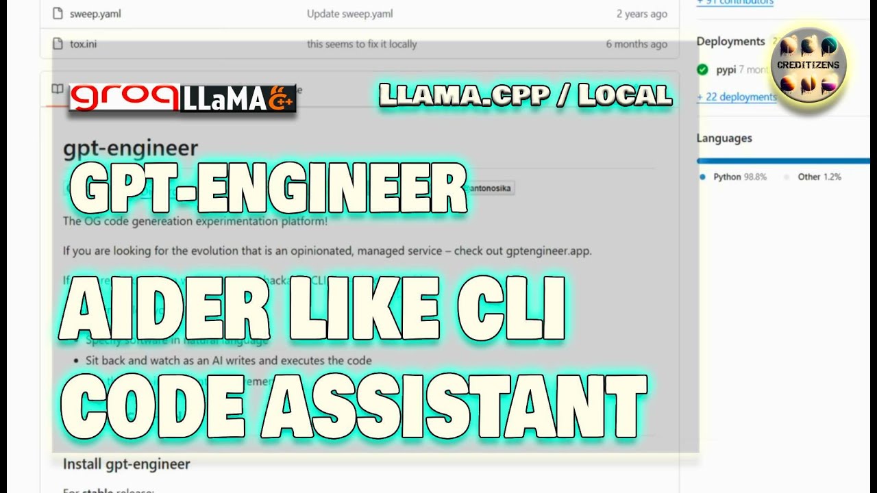 GPT-Engineer - AIDER Like CLI Assistant - Connect to Groq or Llama.cpp ...