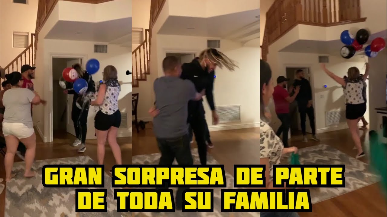 Asi se Reunio La familia de Fernando Tatis Jr. para Sorprenderlo por su ...