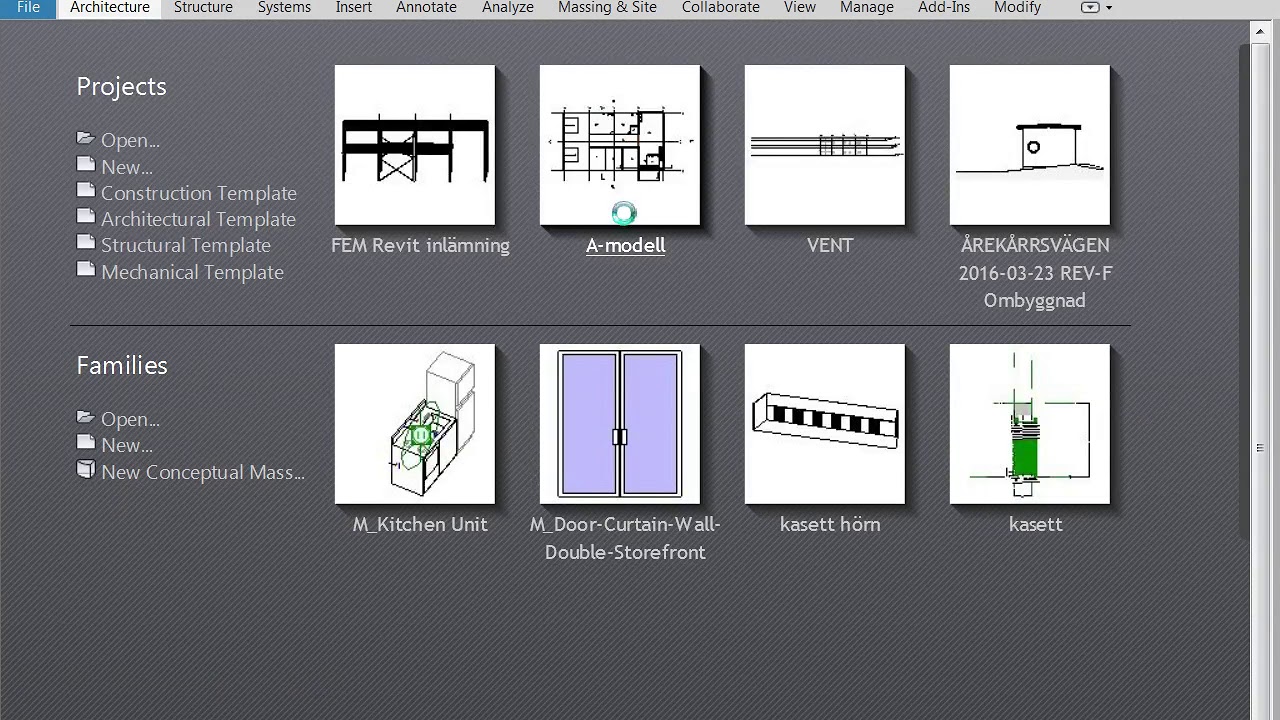 BIM-C Inlämning del 2. Fackverk dwg fil till A-modell - YouTube